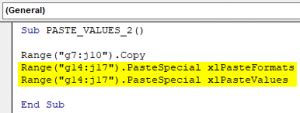 VBA Paste Values How To Use Paste Values Function In Excel VBA