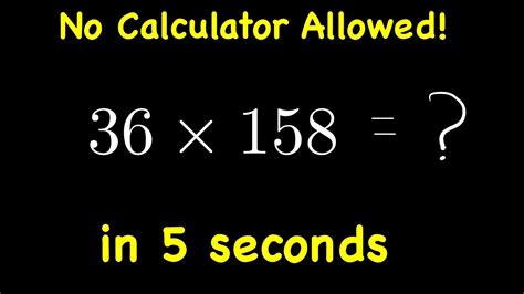 Multiplying Big Numbers In Your Head Youtube