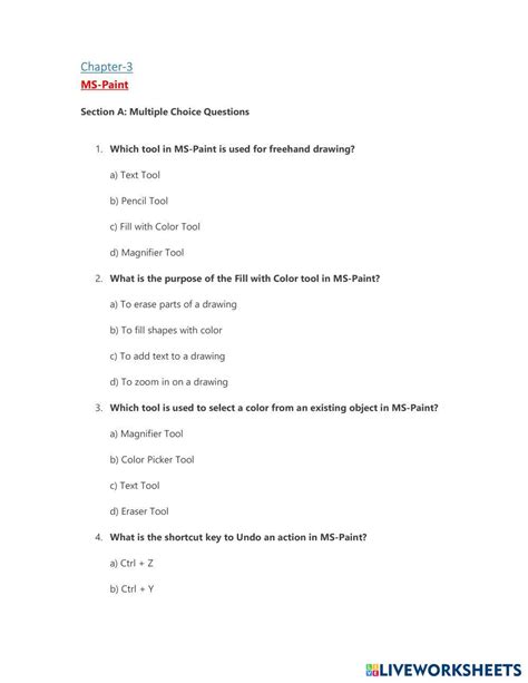 Computer 33 Free Interactive Worksheets 8071685