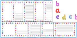 Alphabet Page Border