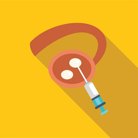Syringe Taking Egg Cell For Artificial Insemination Procedure Vector Art At Vecteezy