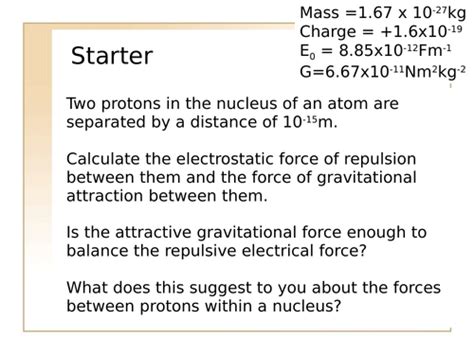 Ocr Physics Electric Fields Topics Teaching Resources