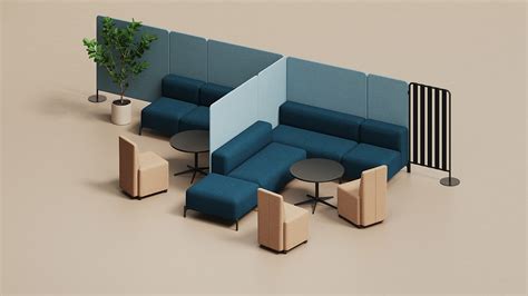 Fourpeople Seating Hybrid Workplace Modular Soft Seating