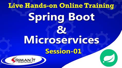 spring boot and microservices demo session 1 online training