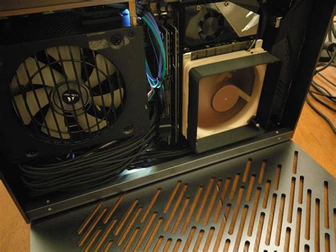 Fan Duct For The Cpu Cooler In My Small Form Factor Pc Reduces Temperatures By 3 5ºc By