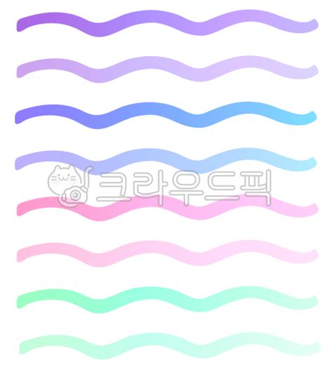 다꾸 밑줄 물결 다꾸스티커 스티커 사진이미지일러스트캘리그라피 마달덕작가