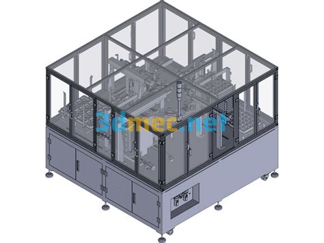 Automatic Mouse Assembly Machine 3d Model Exported