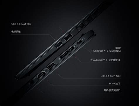 Thinkpad X1 Carbon Gen8 2020 接口 瑞邦电脑