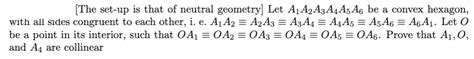 Solved Euclidean Geometry Show The Steps That Should Be Chegg