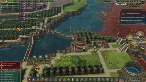 Building On Containment Barriers Or Water Buildings Having Containment Built In Timberborn