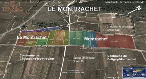 Interactive Map Of Le Montrachet Vineyard By Proprietor — Tenzing