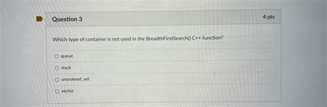Solved Question 34 ﻿ptswhich Type Of Container Is Not Used