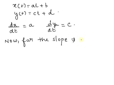solved a curve is defined by the parametric equations x t at b