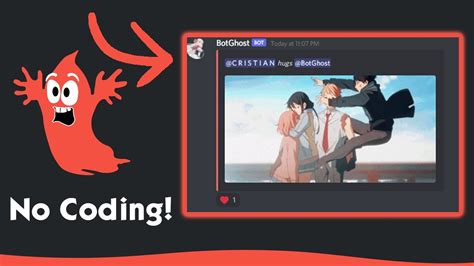 how to make cute hug command with using botghost free and no coding