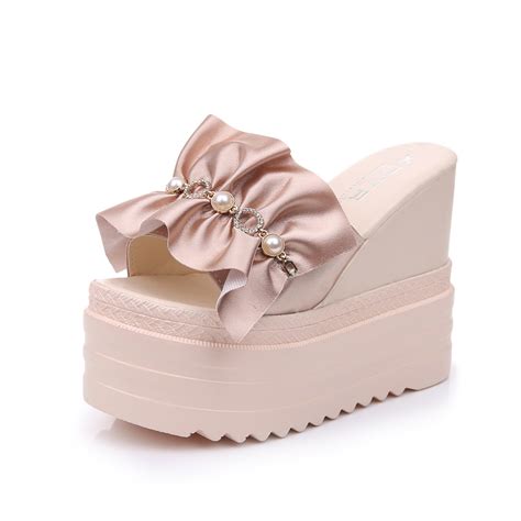 Super High Platform Wedge Heel For Women China Shoes