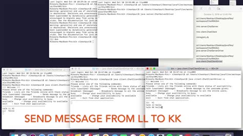 rmi chat application demo youtube