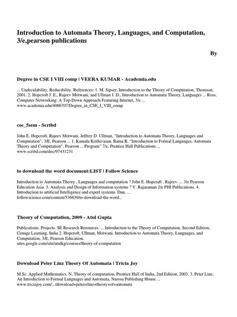 pecs5304 theory of computation pdf theory of computation 40 off