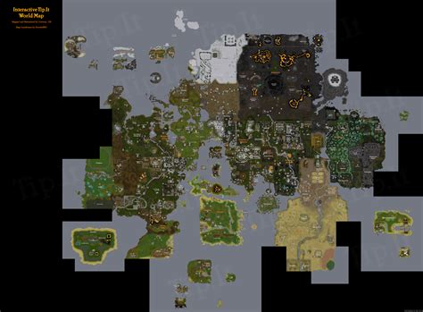 Full World Map Of Runescape