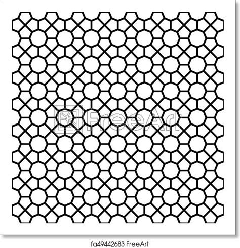 Octagon Pattern Vector At Vectorified Com Collection Of Octagon Pattern Vector Free For