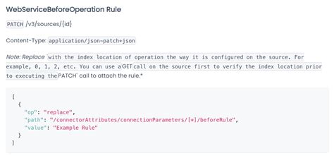 Patch Rule Web Service Connector Before Operation Rule Isc Discussion And Questions