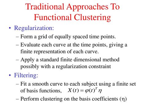 Ppt Clustering Functional Data Methods And Applications Powerpoint