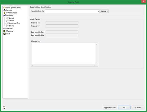 Vulcan Grid Calc Create Surface