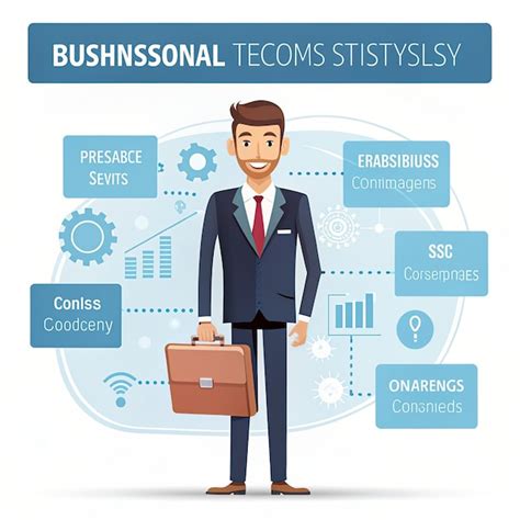 Efficient Business Process Analyst Flat Vector Illustration Premium