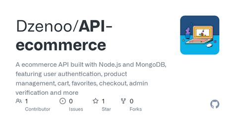 GitHub Dzenoo API Ecommerce A Ecommerce API Built With Node Js And