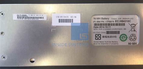 81Y4451 IBM ServeRAID M5000 LI Ion Battery Inside Systems A S