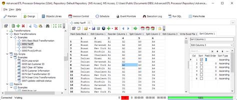 Etl Wiki Sort Columns