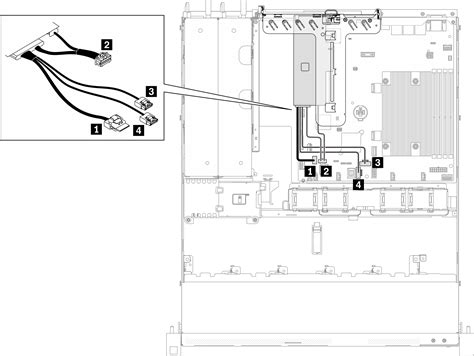 M 2 Boot Adapter Cable Routing Thinksystem Sr250 V2 Lenovo Docs