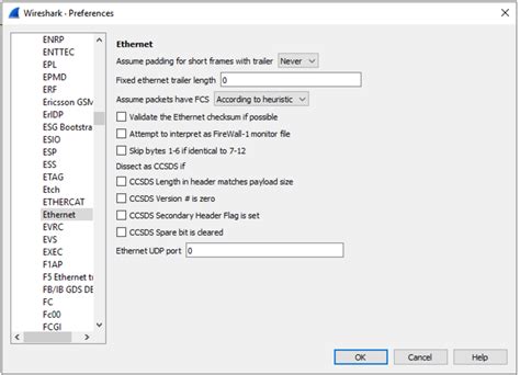Configure The F Wireshark Plugin