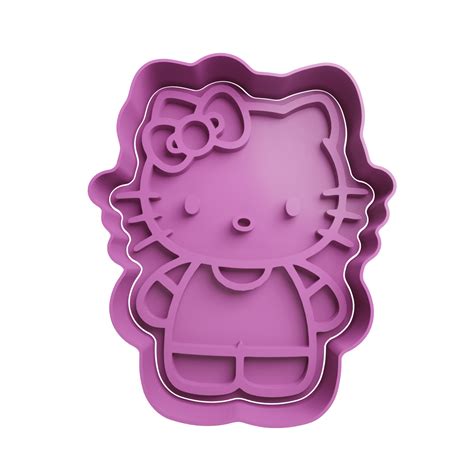 Hello Kitty Cookie Cutter Stl Cookie Cutter Stl Store Design Optimized