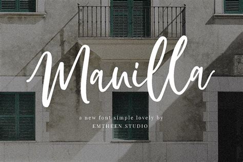 Manilla Script Font Dafont Free