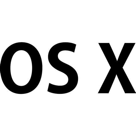 Os Osx Vector SVG Icon SVG Repo
