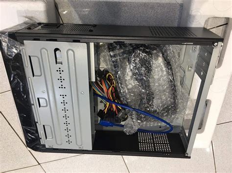 Powerlogic Q5 Slim Mini Micro Atx Pc Desktop Case With 600w Psu