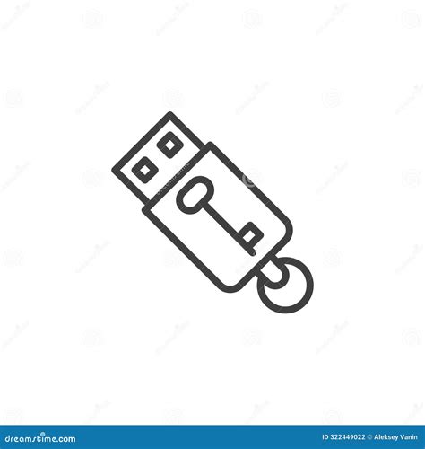 Security Token Linear Icon Vector Illustration 176946462
