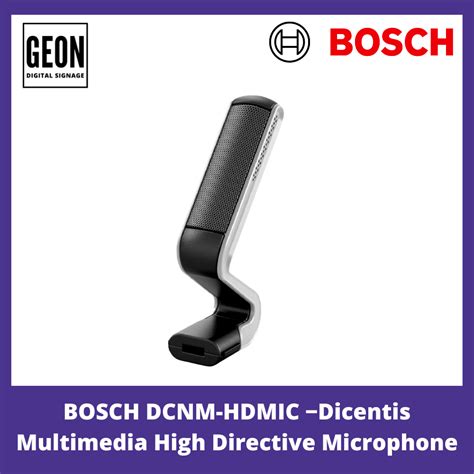 Bosch Dcnm Hdmic −dicentis Multimedia High Directive Microphone Geon Asia