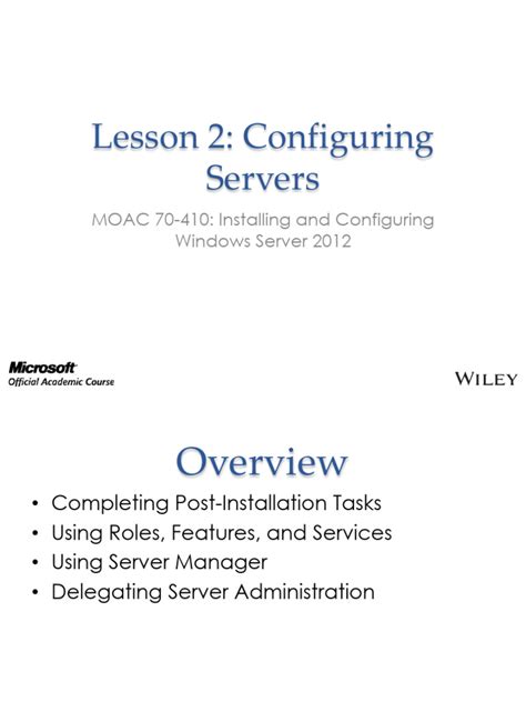 1 2 Configuring Servers Pdf