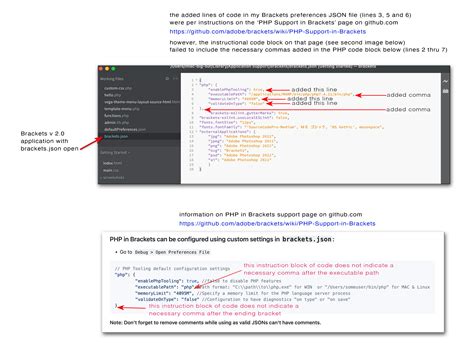 Php Executable Path In Adobe Brackets · Brackets Cont Brackets · Discussion 149 · Github