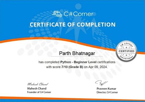 Parth Bhatnagar On Linkedin Python Learninginprogress