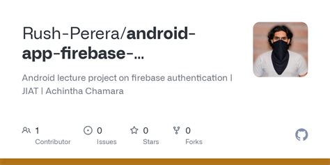 GitHub Rush Perera Android App Firebase Authentication Android Lecture Project On Firebase