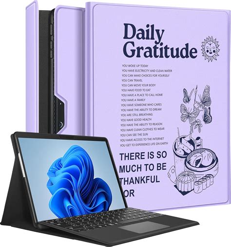 Wazzasoft For Microsoft Surface Pro 9 Case 13 Inch 2022 For Women Cute Girls Folio