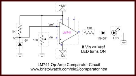 Comparator Circuits Examples Tutorial Circuit Digital Circuit Electronics Projects