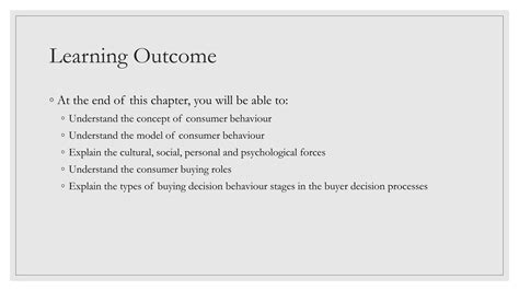 Chapter 1 Introduction To Consumer Behaviour Pptx