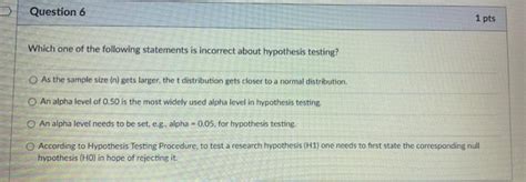 Solved D Question 1 1 Pts A Research Team Investigates The Chegg Com