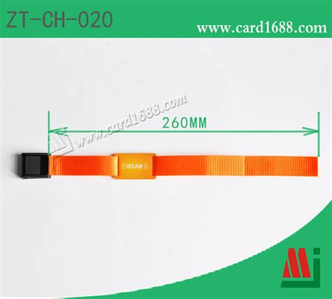RFID尼龙腕带 弯扣型 ZT CH 020 RFID电子标签 低频手腕带标签 手腕带标签 手腕带 防水手腕带标签 RFID手腕带标签