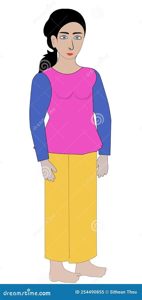 Personaje De Historieta Hermana D Stock De Ilustraci N Ilustraci N De Persona Ropa