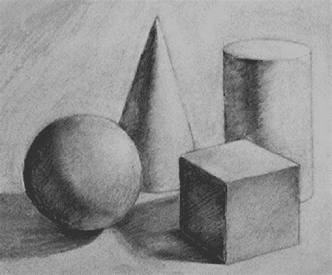 Как нарисовать геометрические фигуры карандашом 82 фото