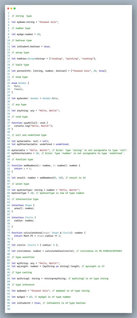 What Are Typescript Types And Why Do They Matter Shaukat Aziz Posted